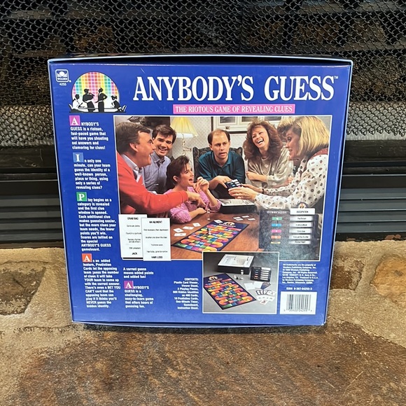 Games | Vintage Anybodys Guess Board Game | Poshmark